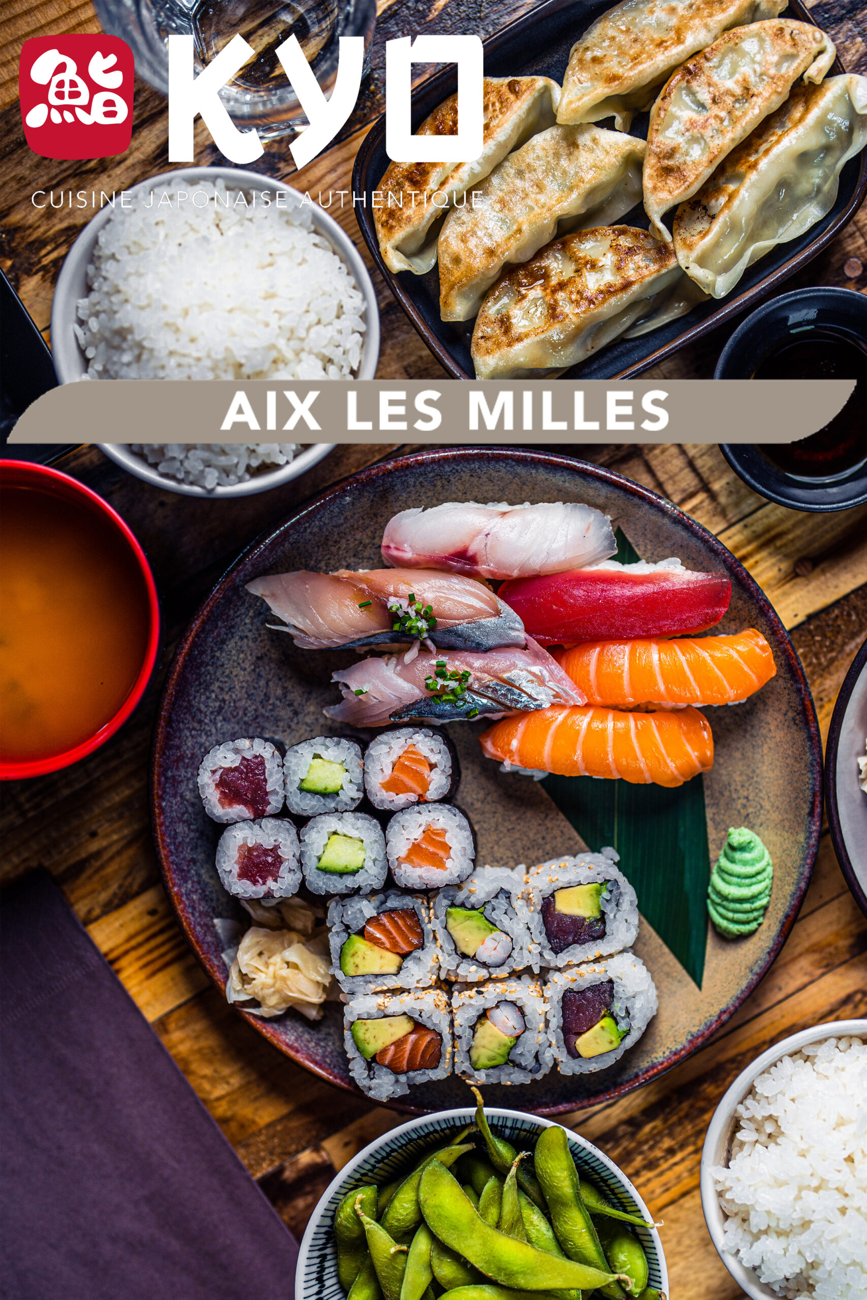 Kyo Sushi - Restaurant japonais et Livraison à Marseille et Aix