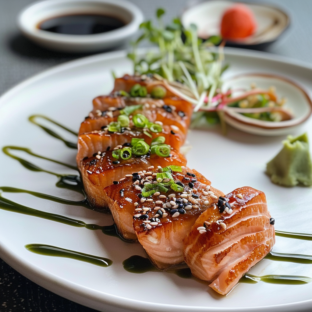 Tataki Saumon Léquilibre Parfait Entre Saveurs Et Textures Kyo Sushi